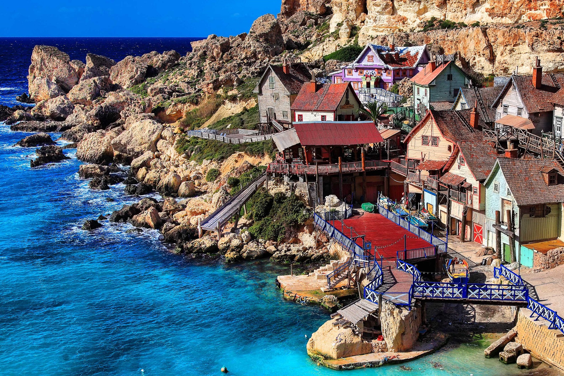 Das Popeye Village auf Malta | Urlaubsguru.de