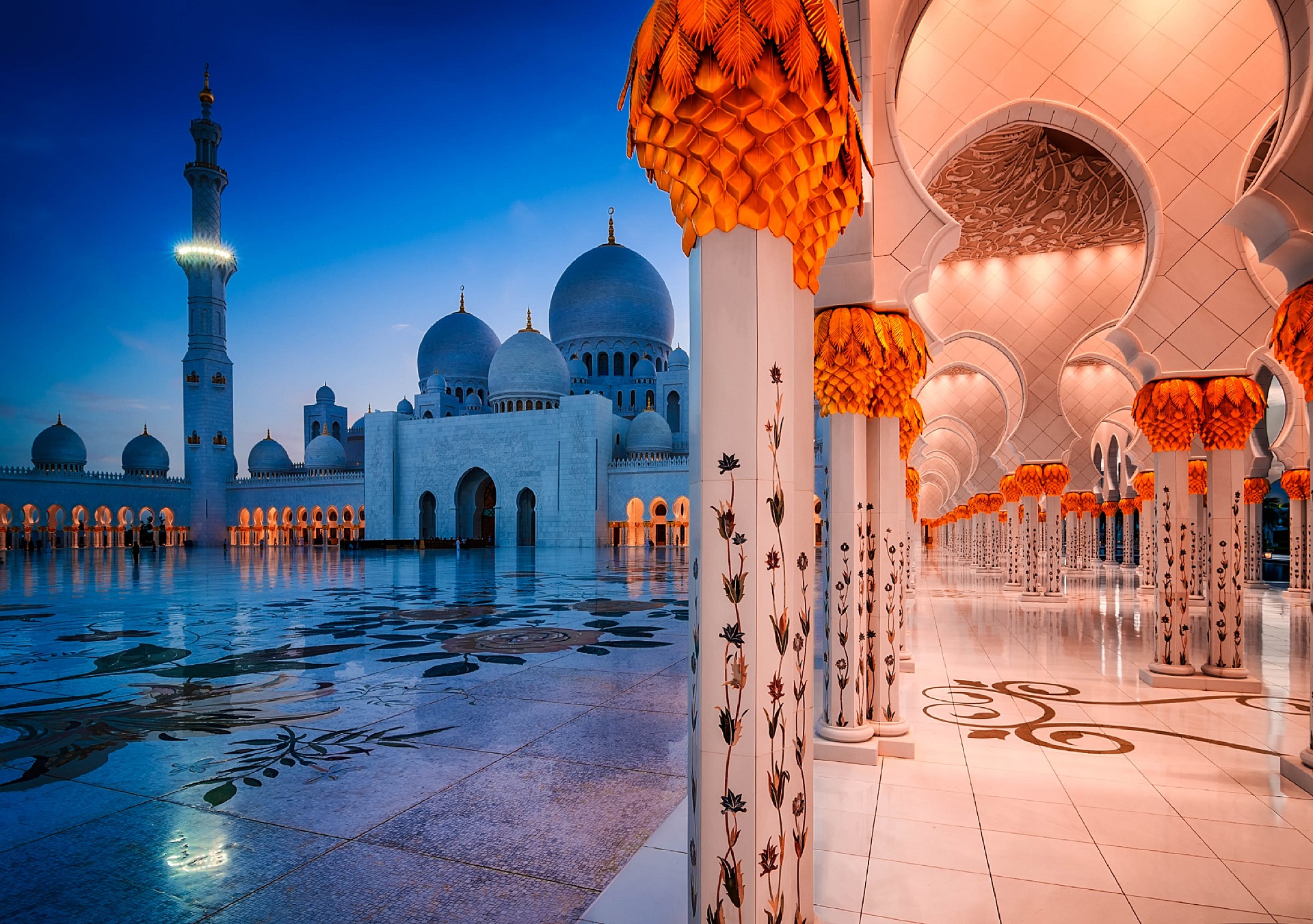 1001 Nacht - Die Scheich-Zayid-Moschee | Urlaubsguru.de 1001 Nacht - Die Scheich-Zayid-Moschee | Urlaubsguru.de
